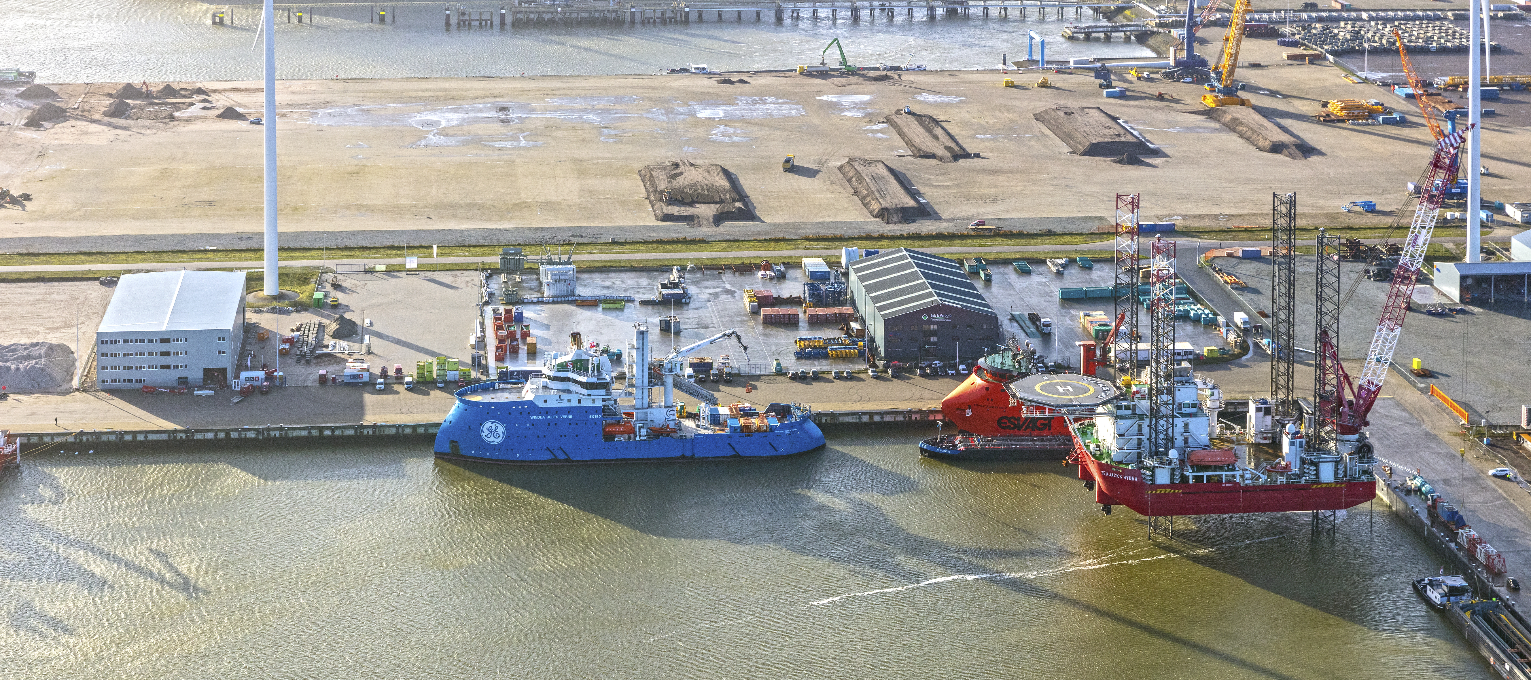 Ground-breaking: Construction of the warehouse facility for ...