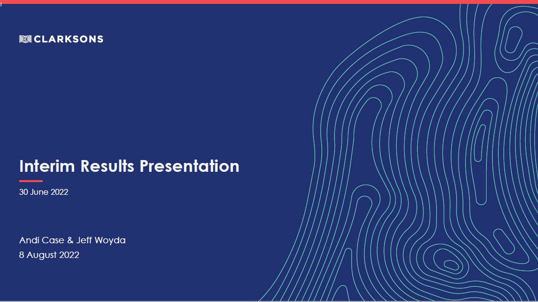 RESULTS AND PRESENTATIONS | Clarksons